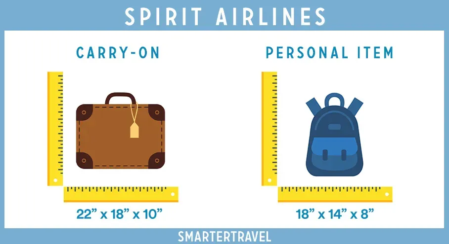 Spirit Airlines Carry-On Size: Fees, Rules & Tips | Trip.com